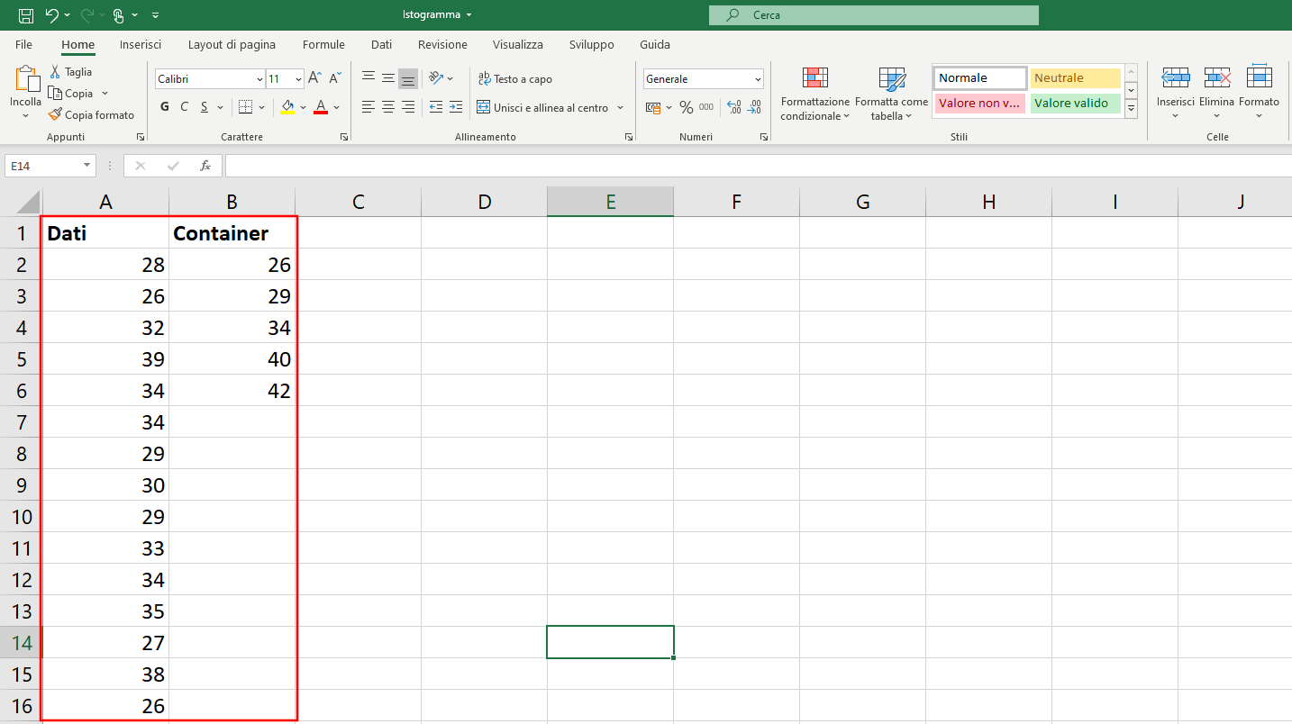 Come creare un istogramma su Excel | Facile guida all’uso - IONOS
