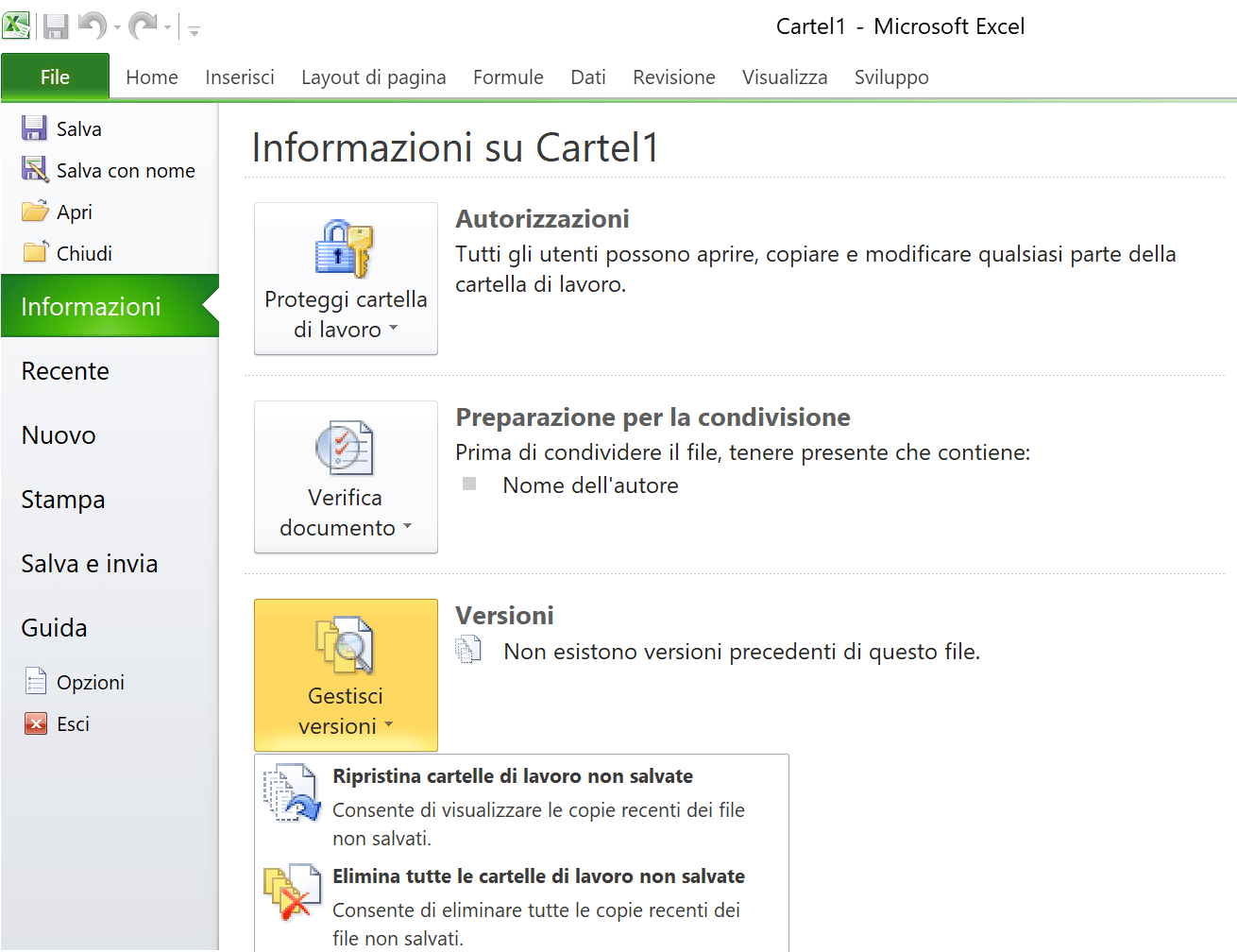 Ripristinare un file Excel: le istruzioni passo per passo - IONOS
