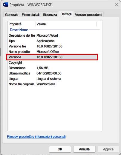 Identificare la versione di Microsoft Office attualmente in uso - IONOS