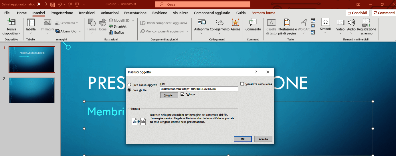 Come inserire una tabella Excel in PowerPoint: istruzioni - IONOS