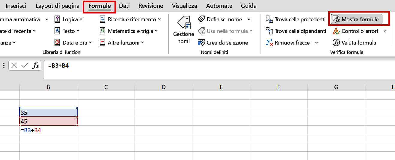 Le formule di Excel: una spiegazione semplice - IONOS