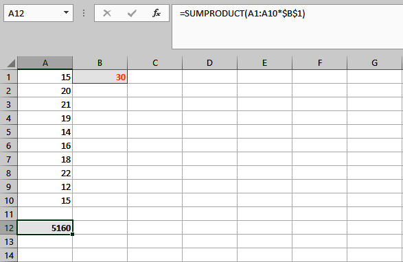 Excel: matrice Somma Prodotto spiegata in modo semplice - IONOS