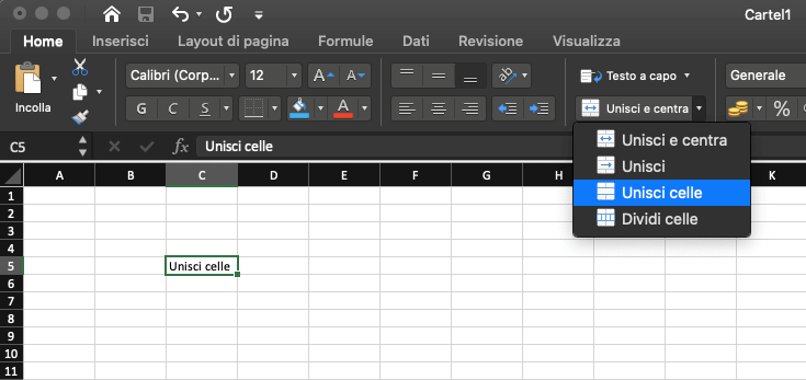 Collegare e unire le celle in Excel in pochi semplici passaggi - IONOS